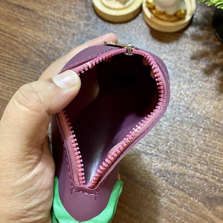 Eggplant Silicone Coin Pouch - CrazyinStyle