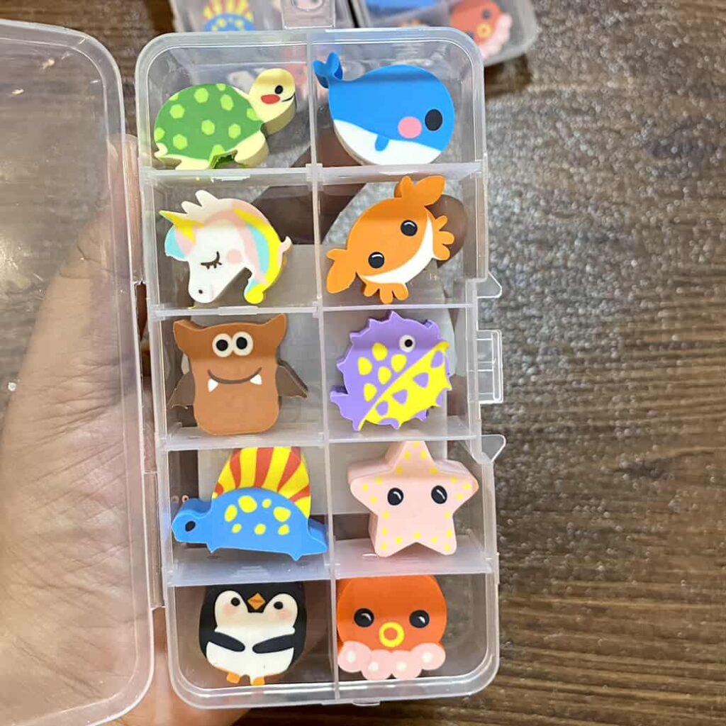 Animal Eraser Set Box - CrazyinStyle